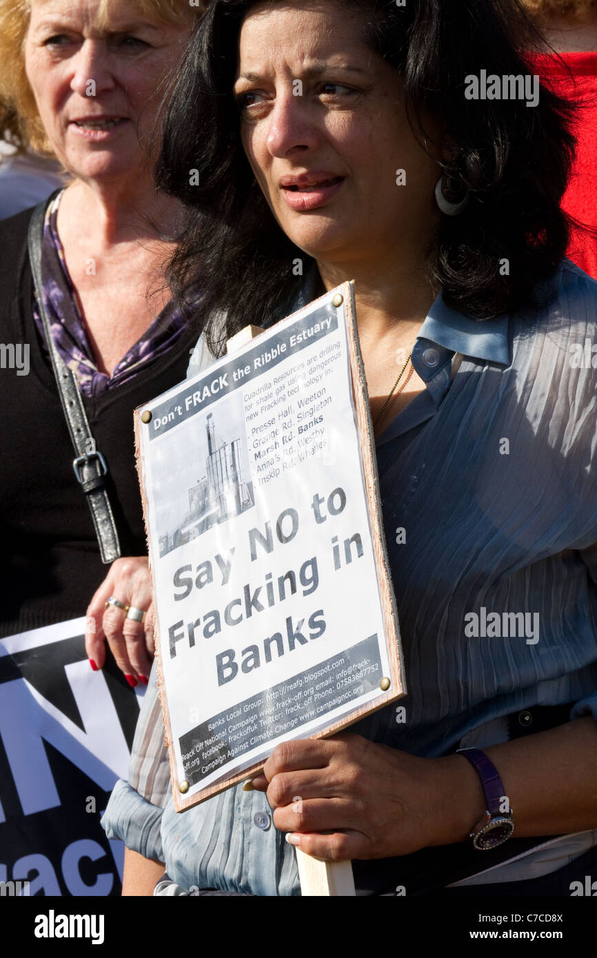 Fracking oil protestors hi-res stock photography and images - Alamy