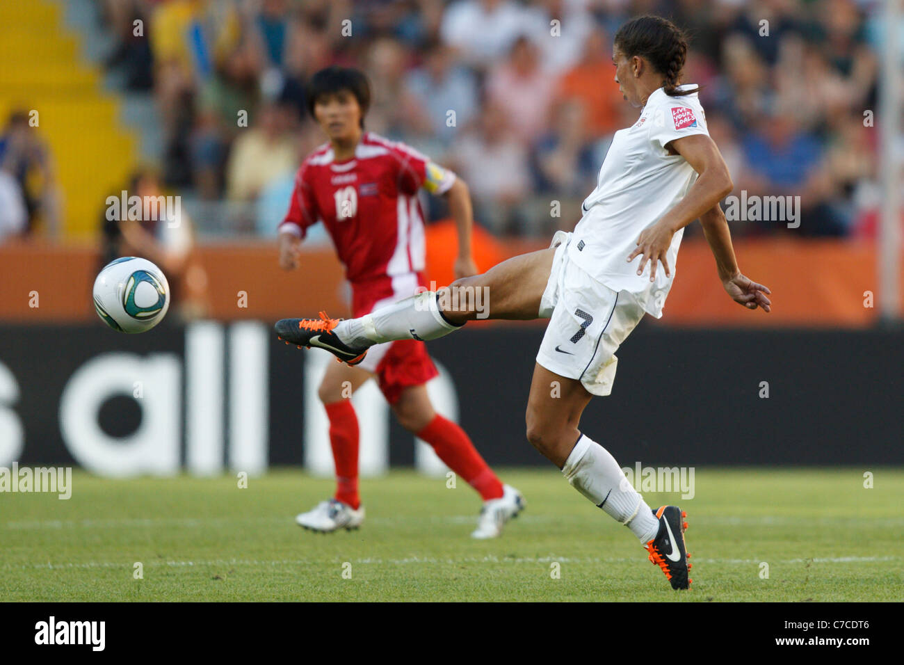 Shannon Boxx of the United States in action during a FIFA Women's World ...