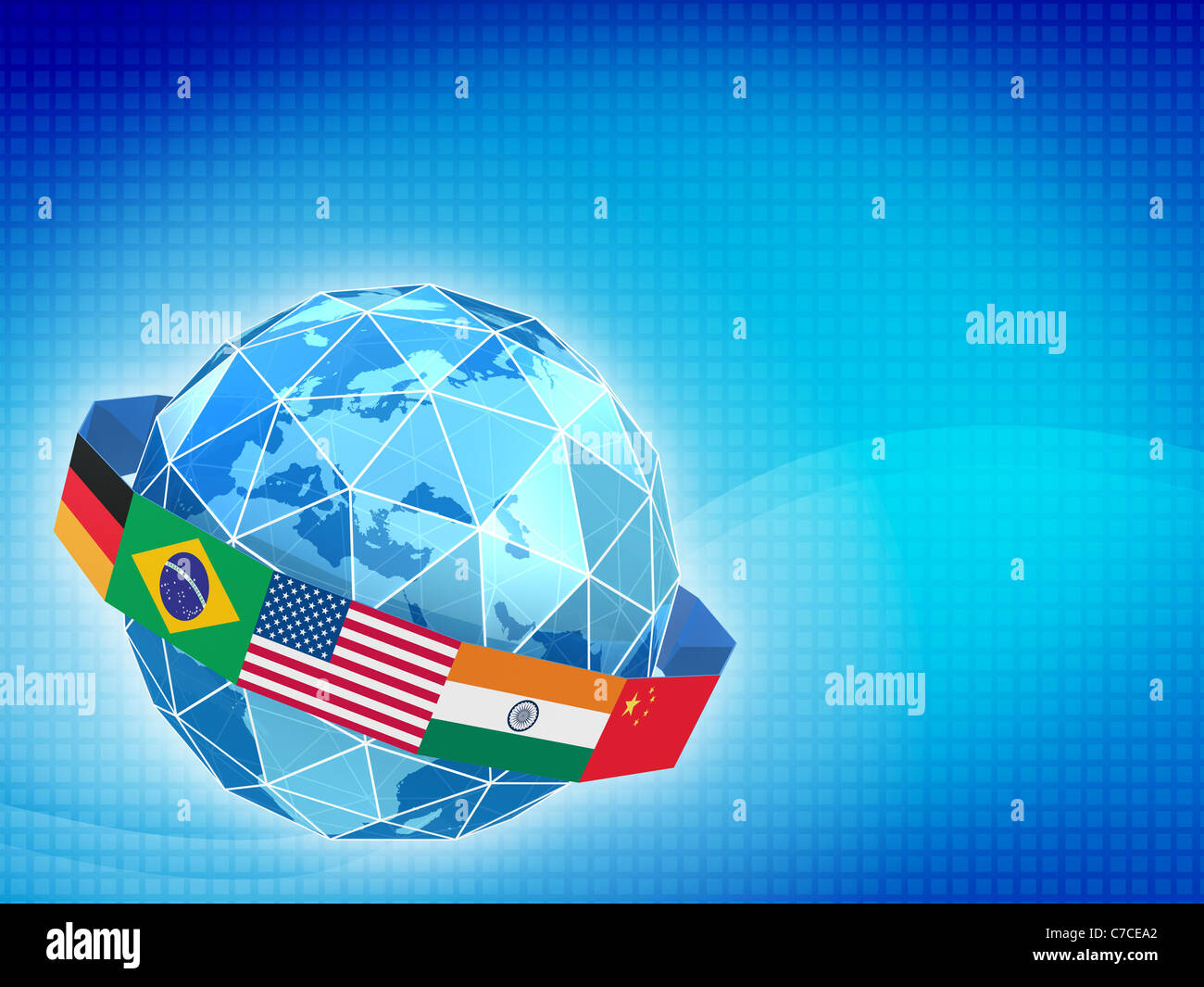 Global network india hi-res stock photography and images - Alamy