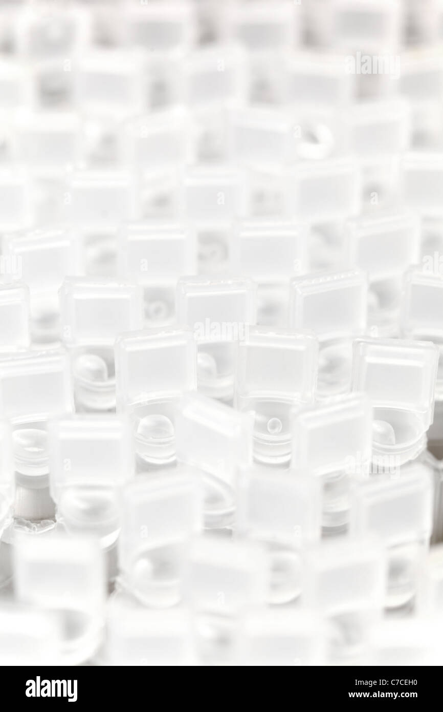 Plastic pharmaceutical containers used to store and deliver medication ...