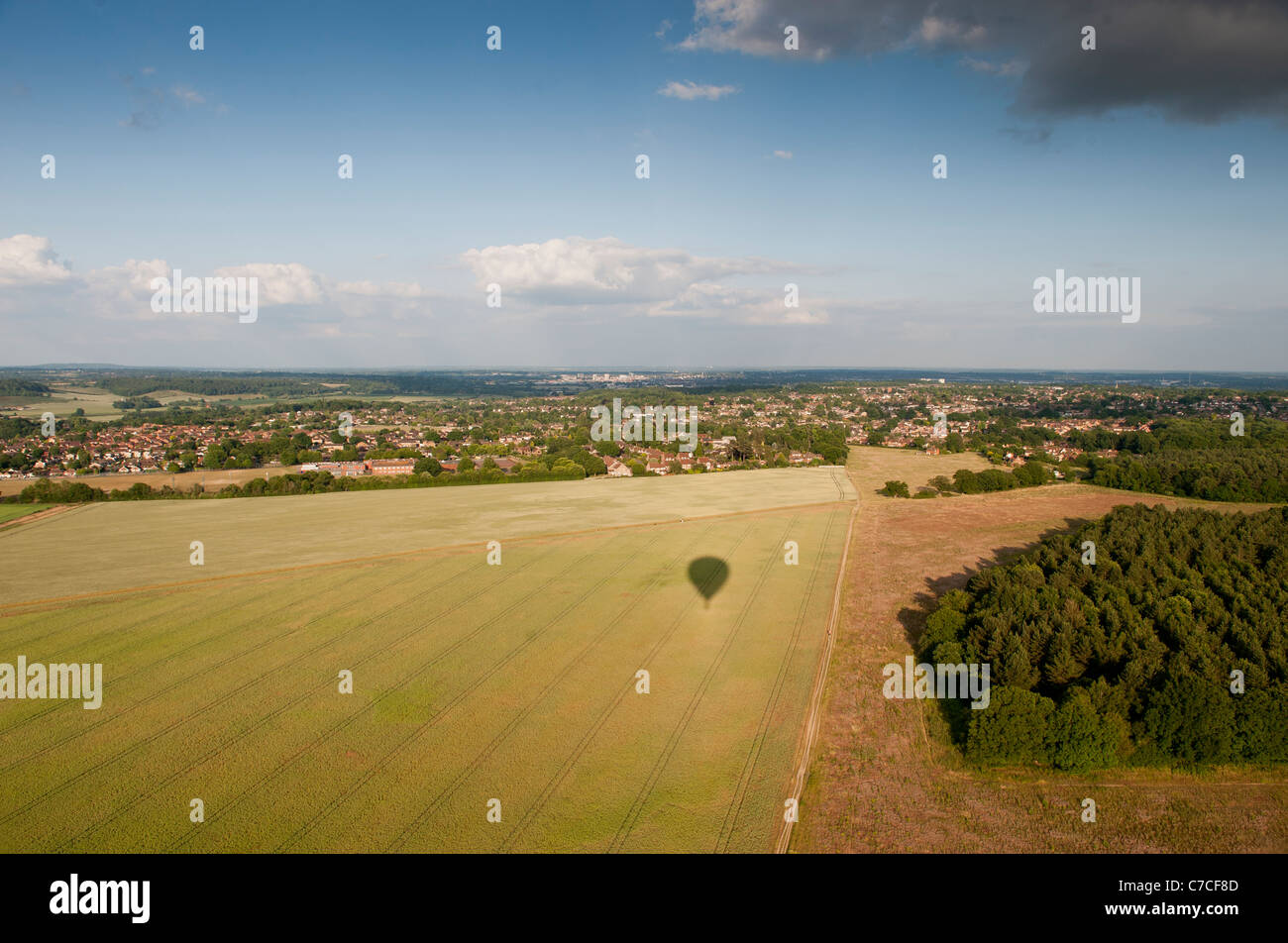 Aerial view of Reading, Berkshire, UK Stock Photo - Alamy