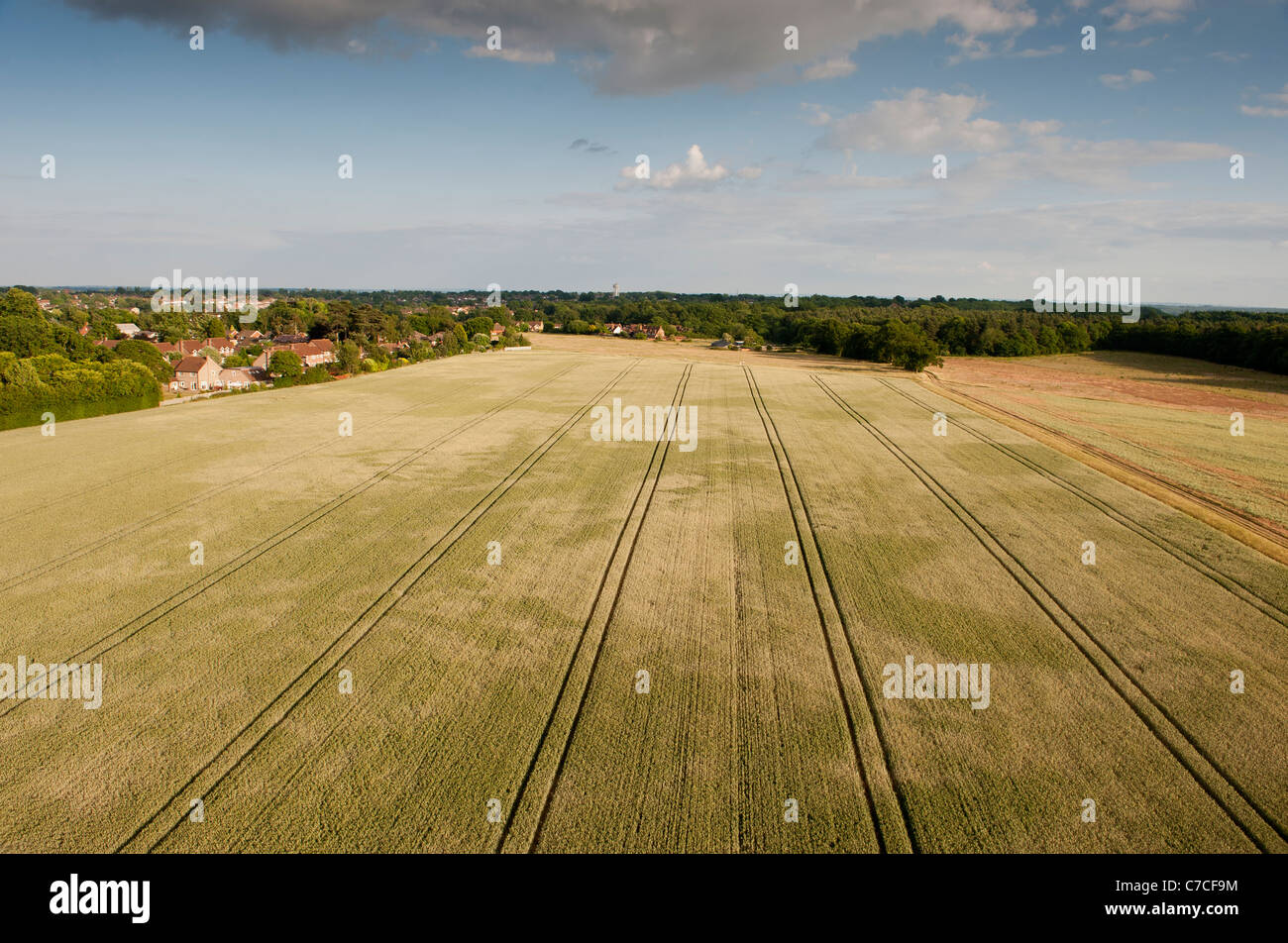 Aerial view of Reading, Berkshire, UK Stock Photo - Alamy