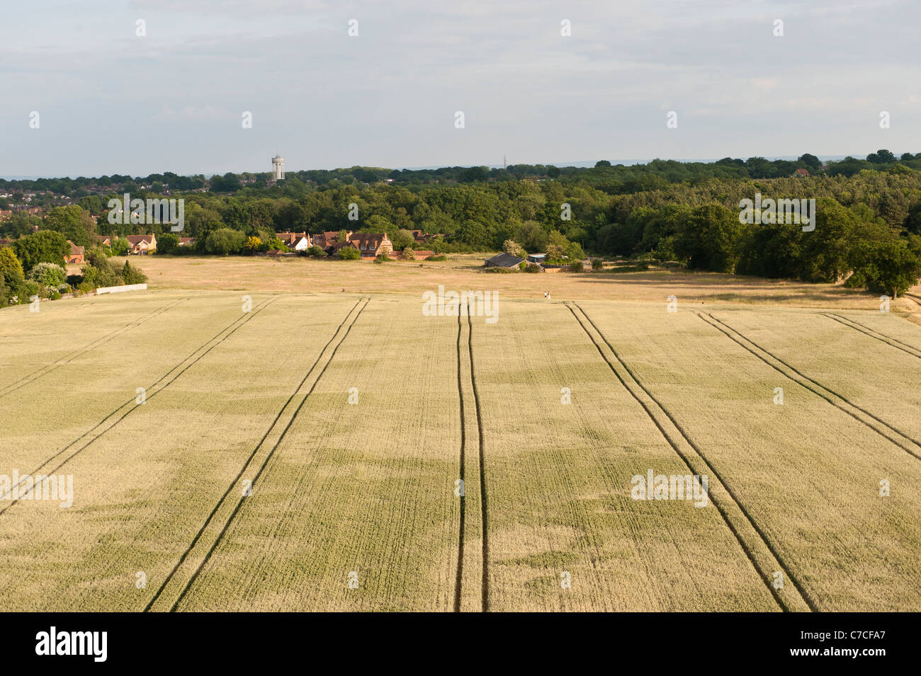 Aerial view of Reading, Berkshire, UK Stock Photo - Alamy