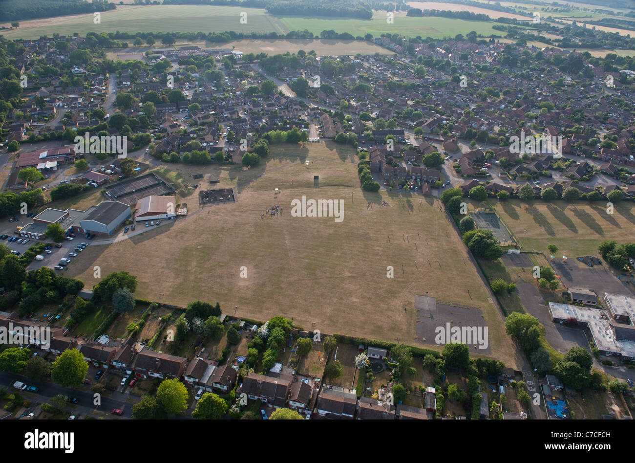 Aerial view of Reading, Berkshire, UK Stock Photo - Alamy
