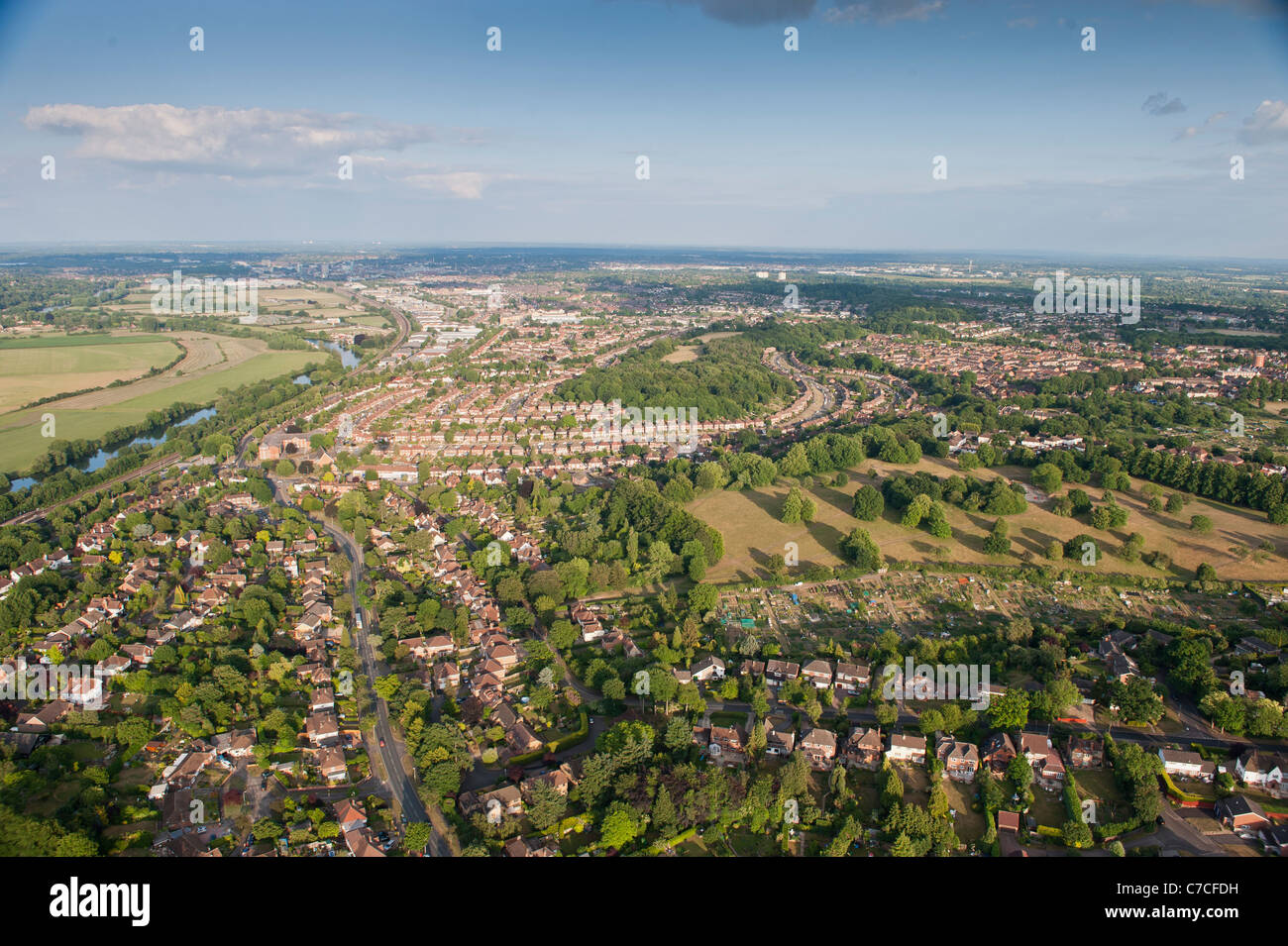 Reading Berkshire Aerial High Resolution Stock Photography and Images ...