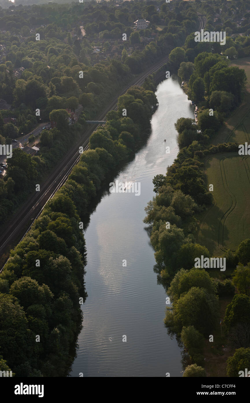 Aerial view of Reading, Berkshire, UK Stock Photo - Alamy