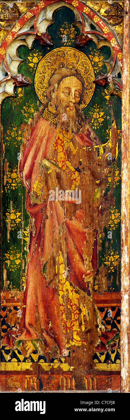 Old Hunstanton, Norfolk. Rood screen apostles English medieval screens ...