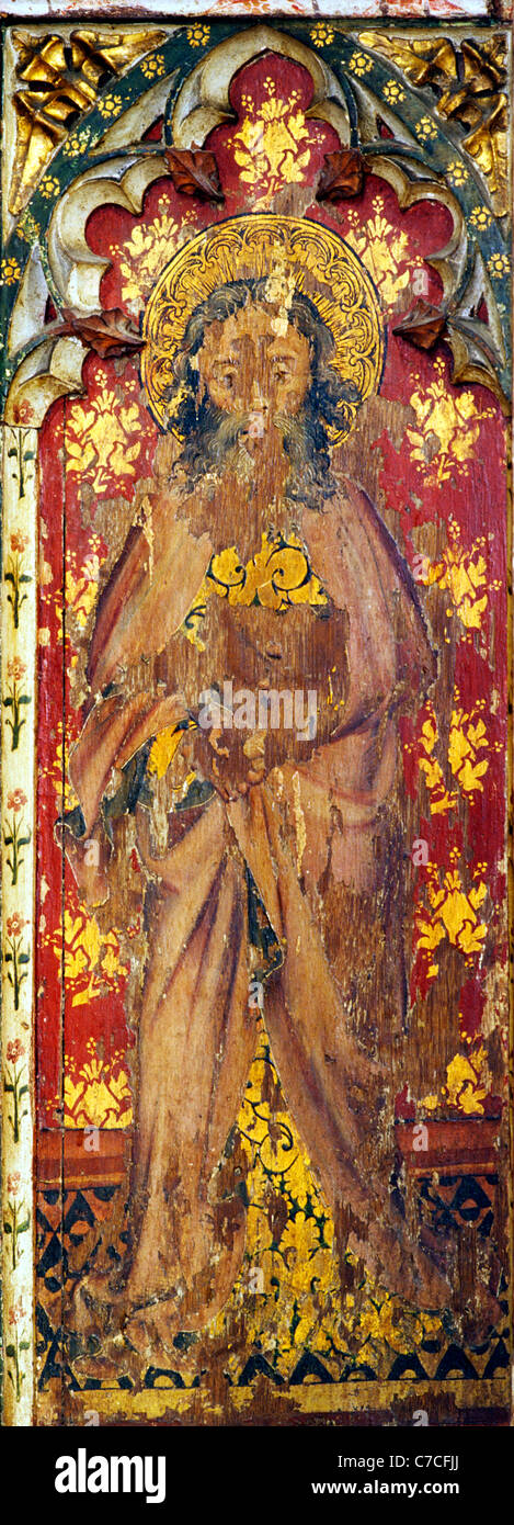 Old Hunstanton, Norfolk. Rood screen apostles apostle English medieval ...