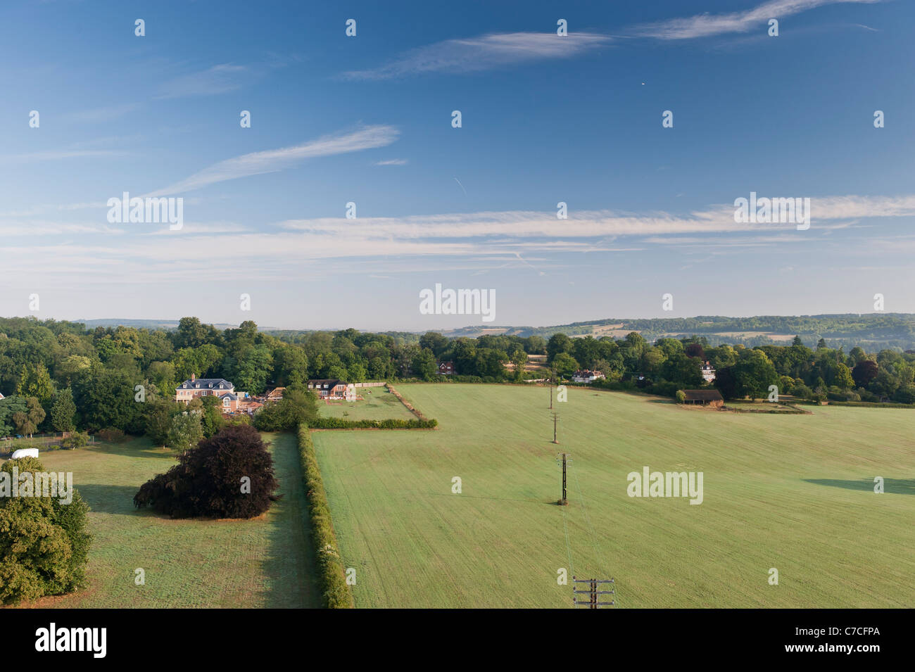 Aerial view, Reading, Berkshire, UK Stock Photo - Alamy