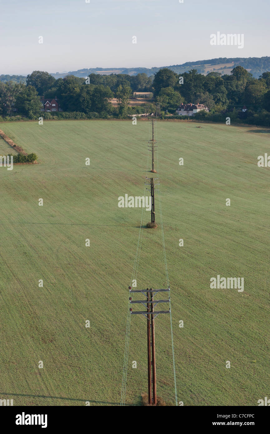 Aerial view, Reading, Berkshire, UK Stock Photo - Alamy