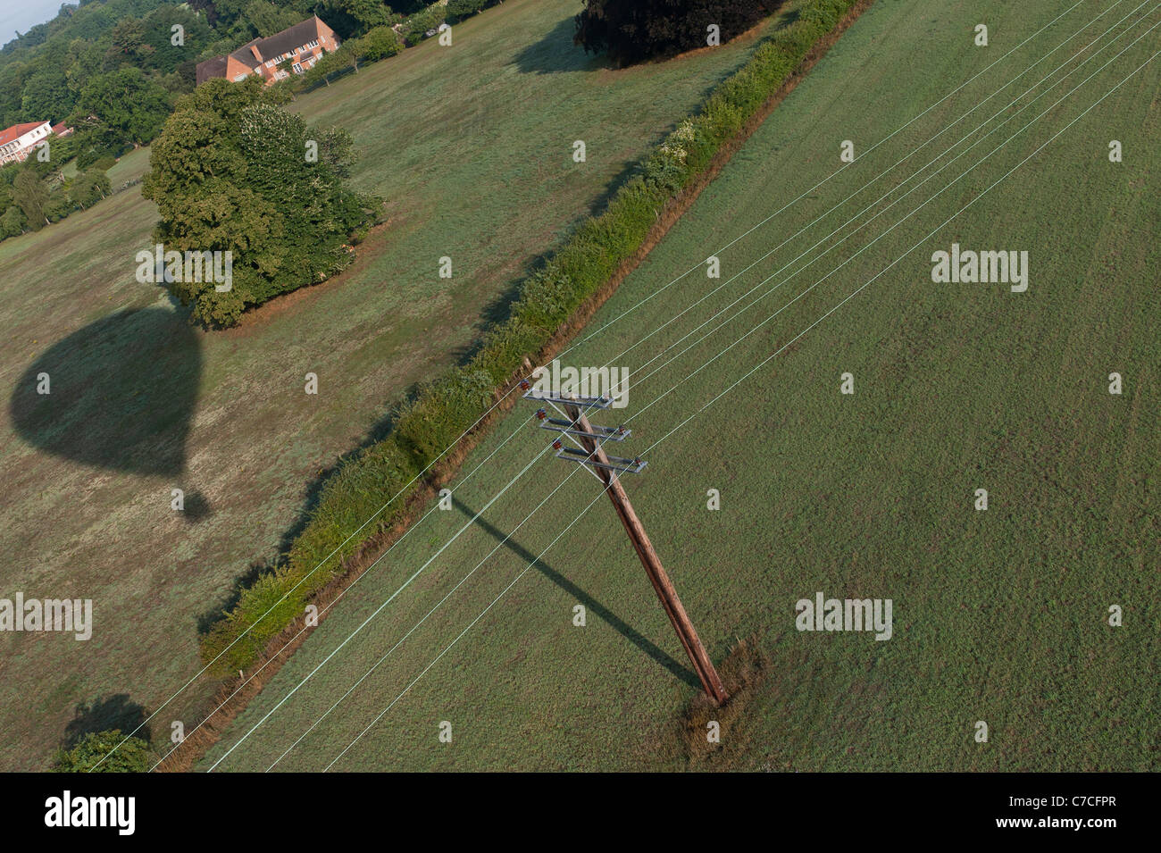 Aerial view, Reading, Berkshire, UK Stock Photo - Alamy