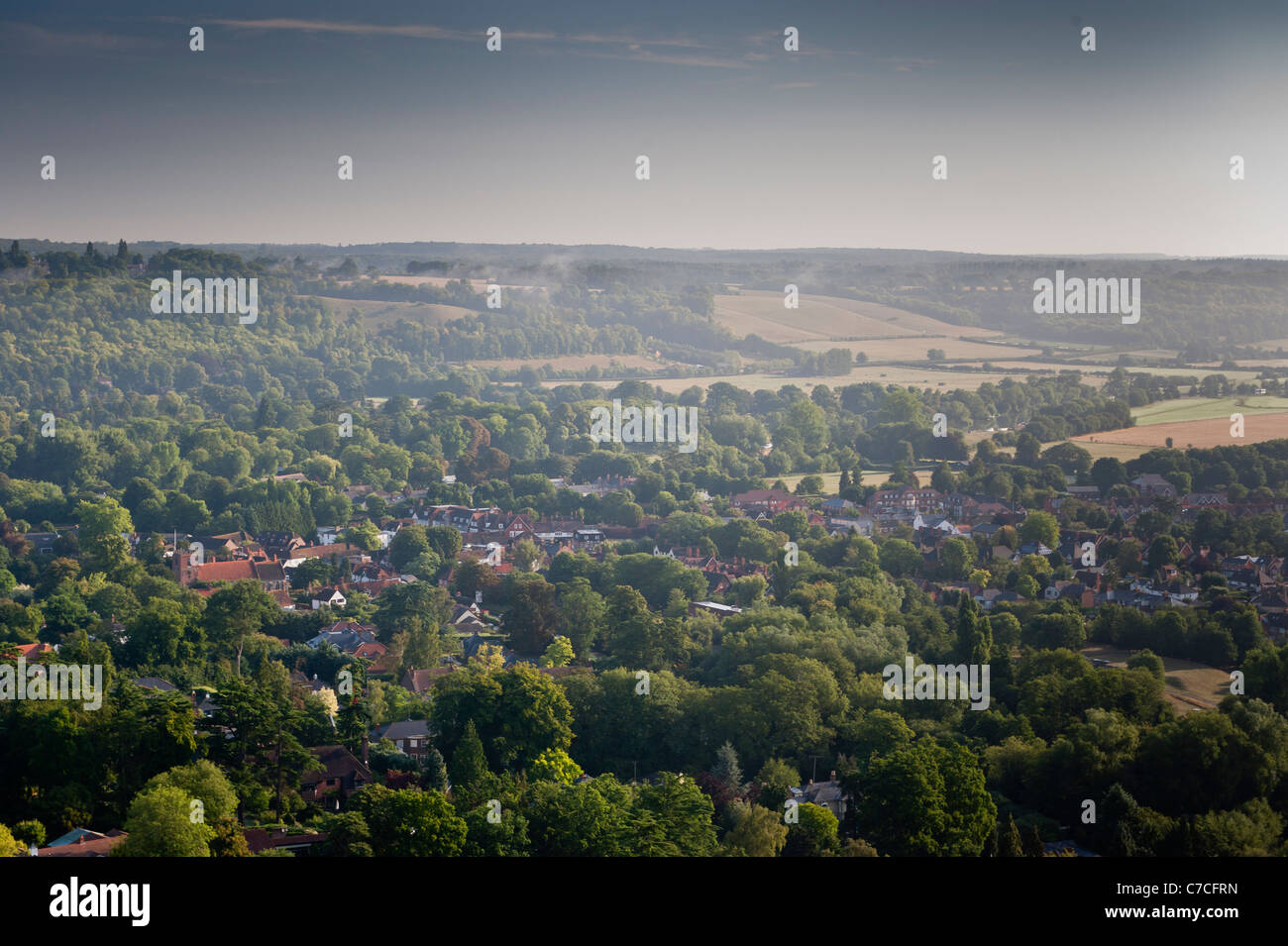 Aerial view, Reading, Berkshire, UK Stock Photo - Alamy