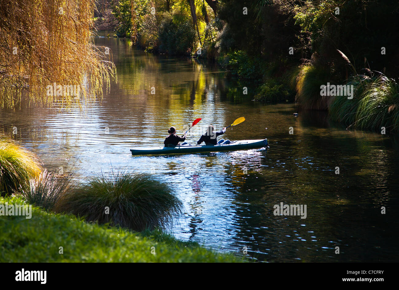 Christchurch Hagley Park Spring Stock Photos & Christchurch Hagley Park ...