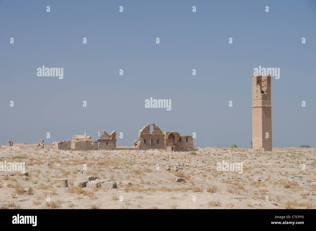 Eastern Turkey, Mesopotamia, Harran. Ruins of Temple of Sin (aka First ...