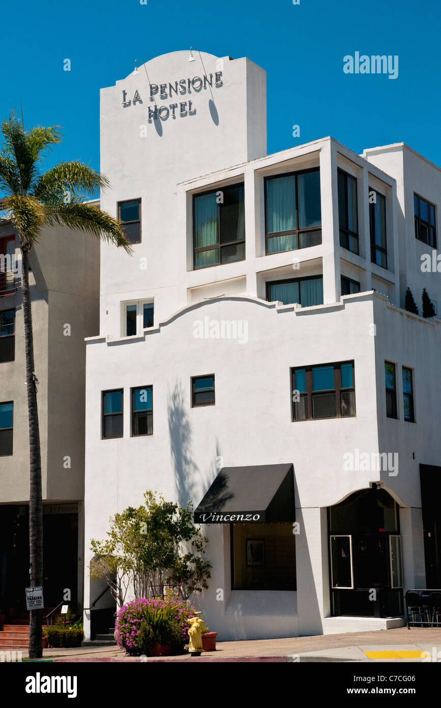 La Pensione Hotel in Little Italy section of San Diego, CA Stock Photo ...