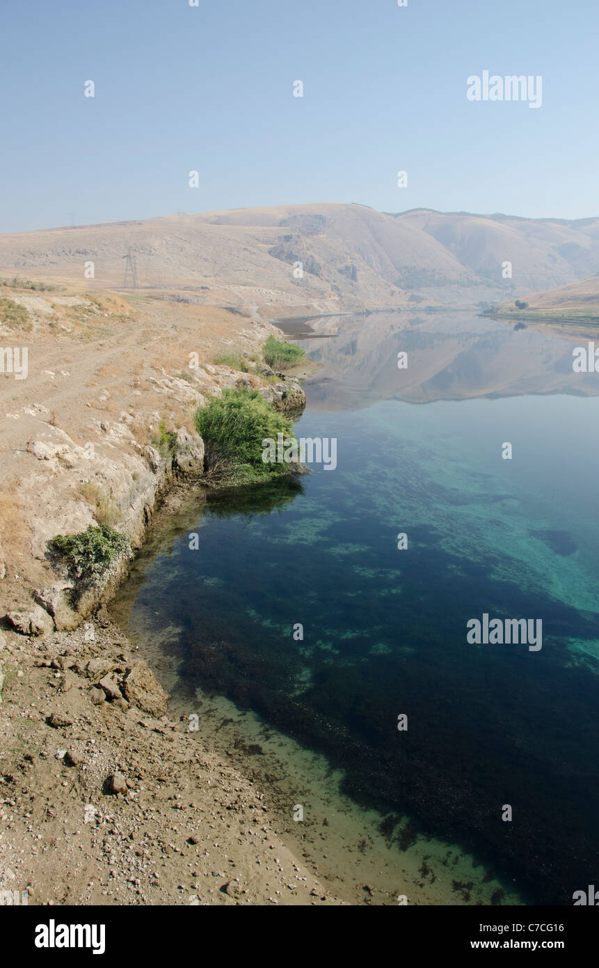 Turkey, South Eastern Anatolia, Upper Mesopotamia. Euphrates river near ...