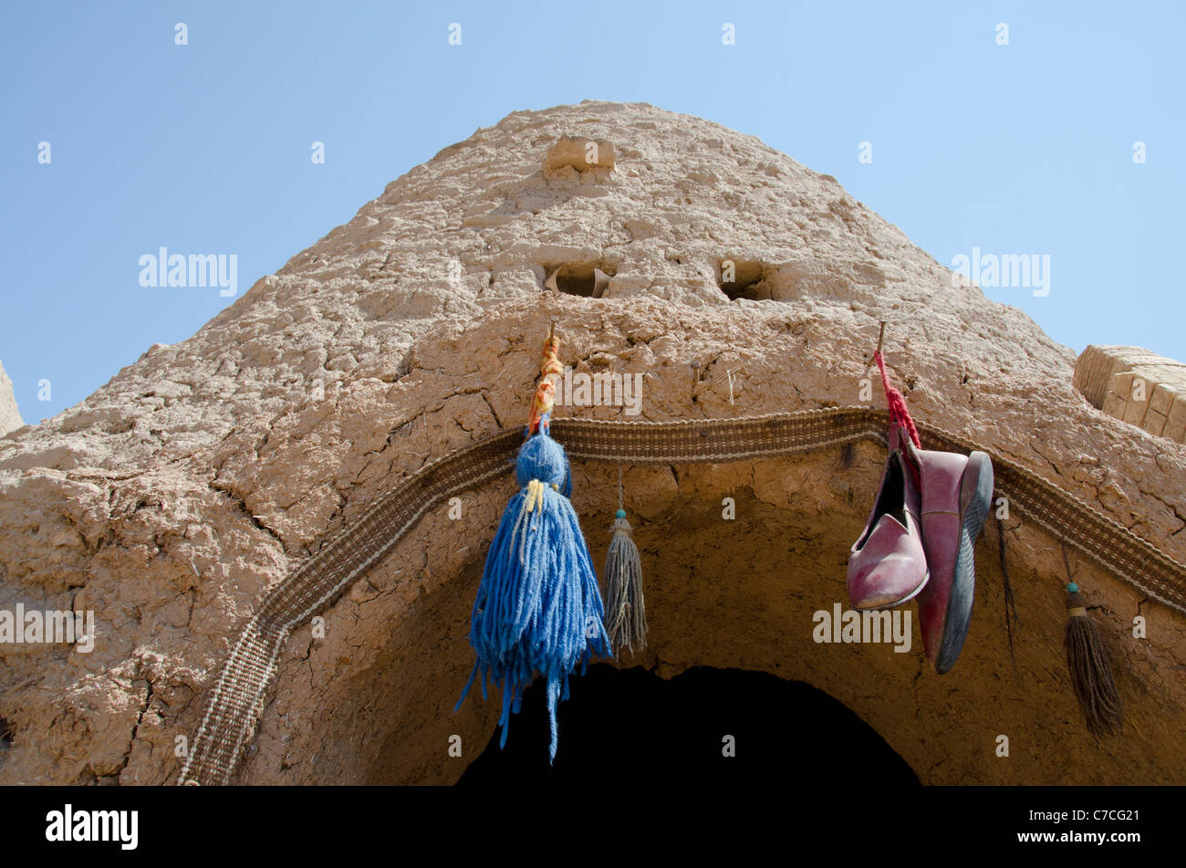 Eastern Turkey, Upper Mesopotamia, ancient city of Harran. Traditional ...
