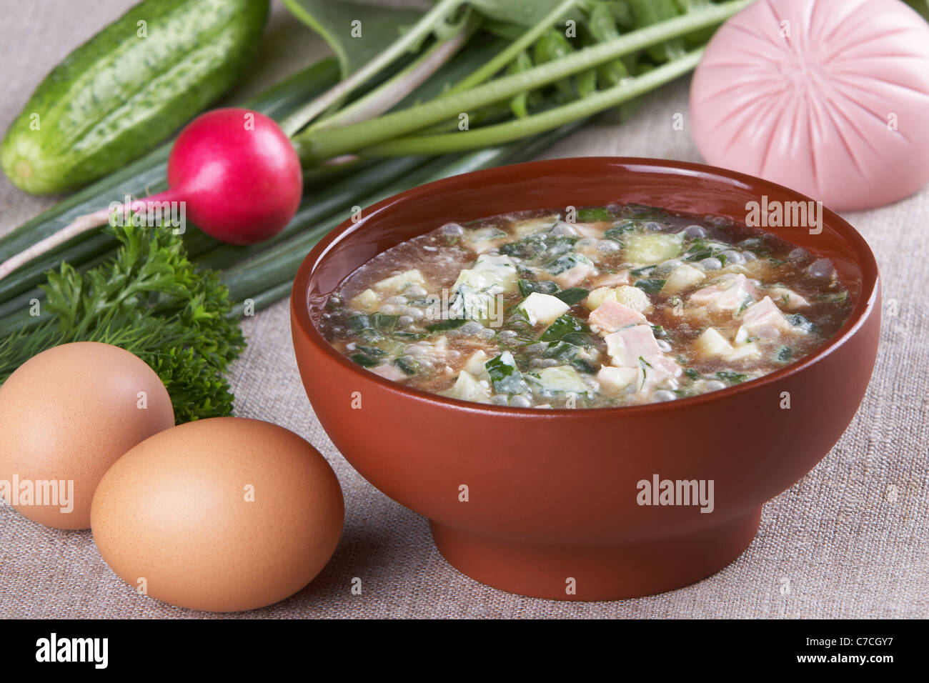 Okroshka hi-res stock photography and images - Alamy