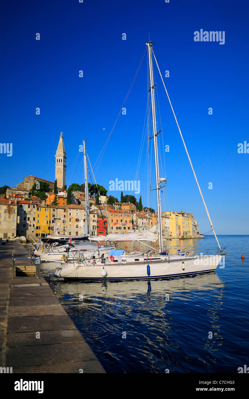 Croatia rovinj harbor waterfront hi-res stock photography and images ...