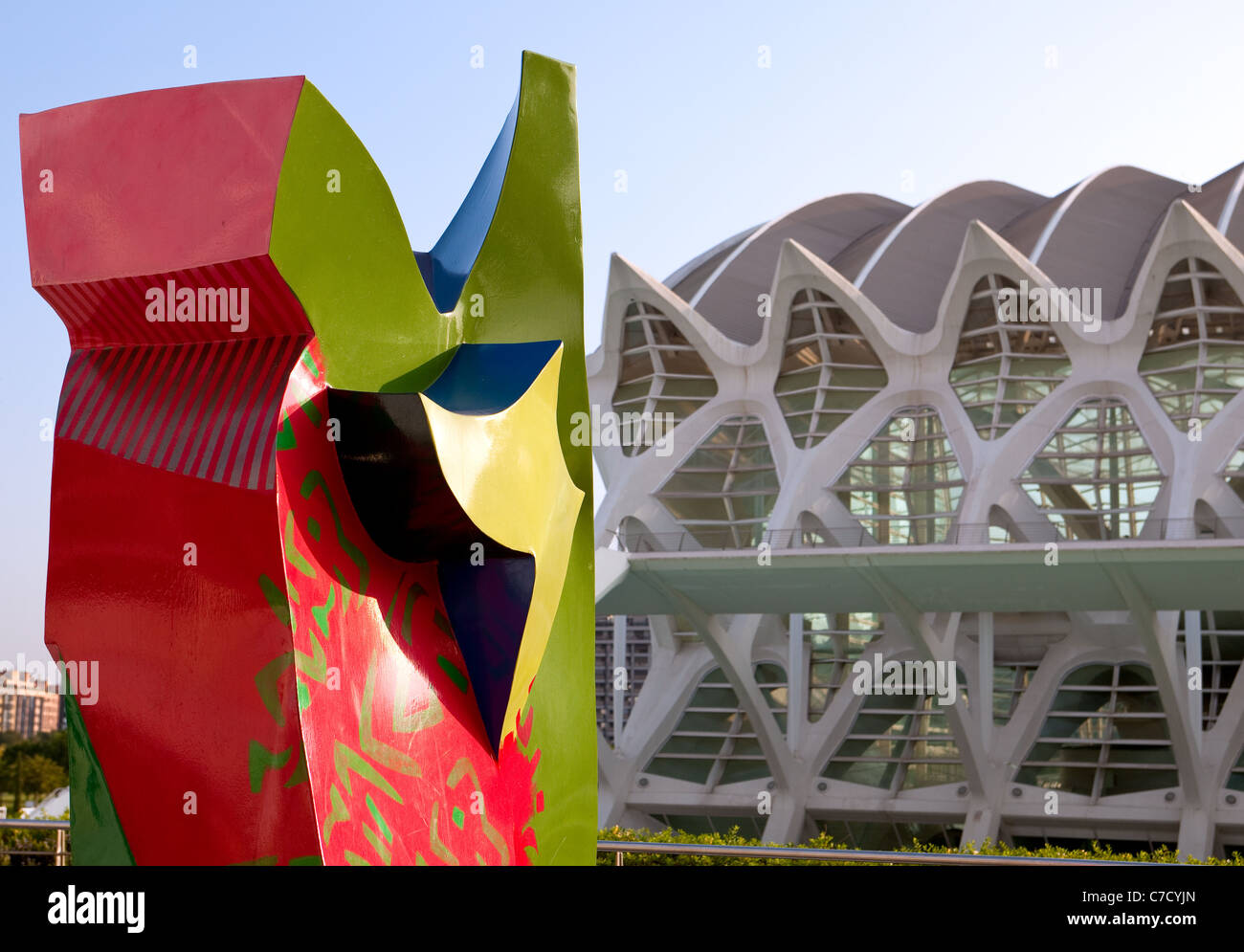 Modern art works on the Art Promenade at the City of the Arts and the ...