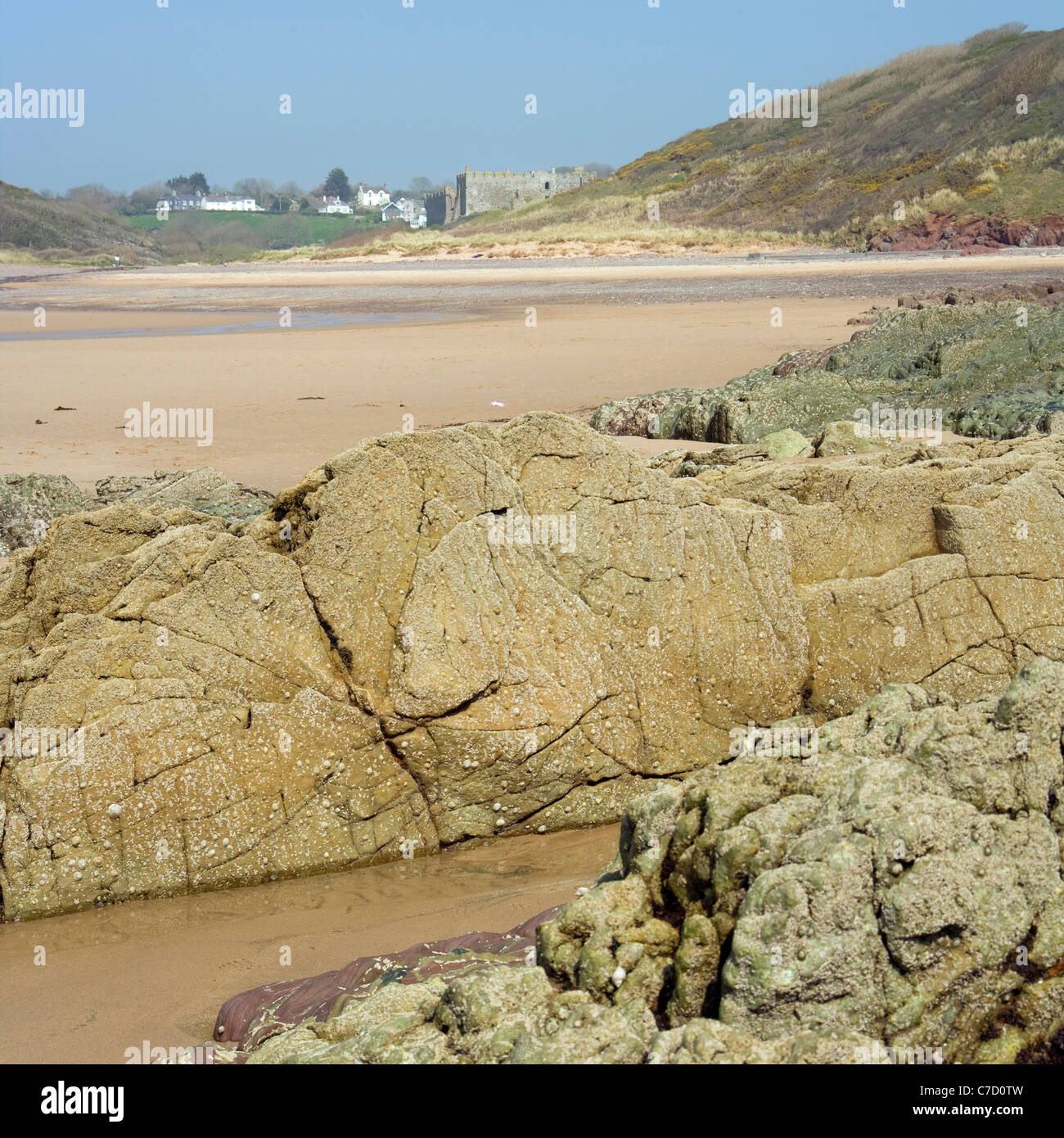 Manorbier pembrokeshire hi-res stock photography and images - Alamy