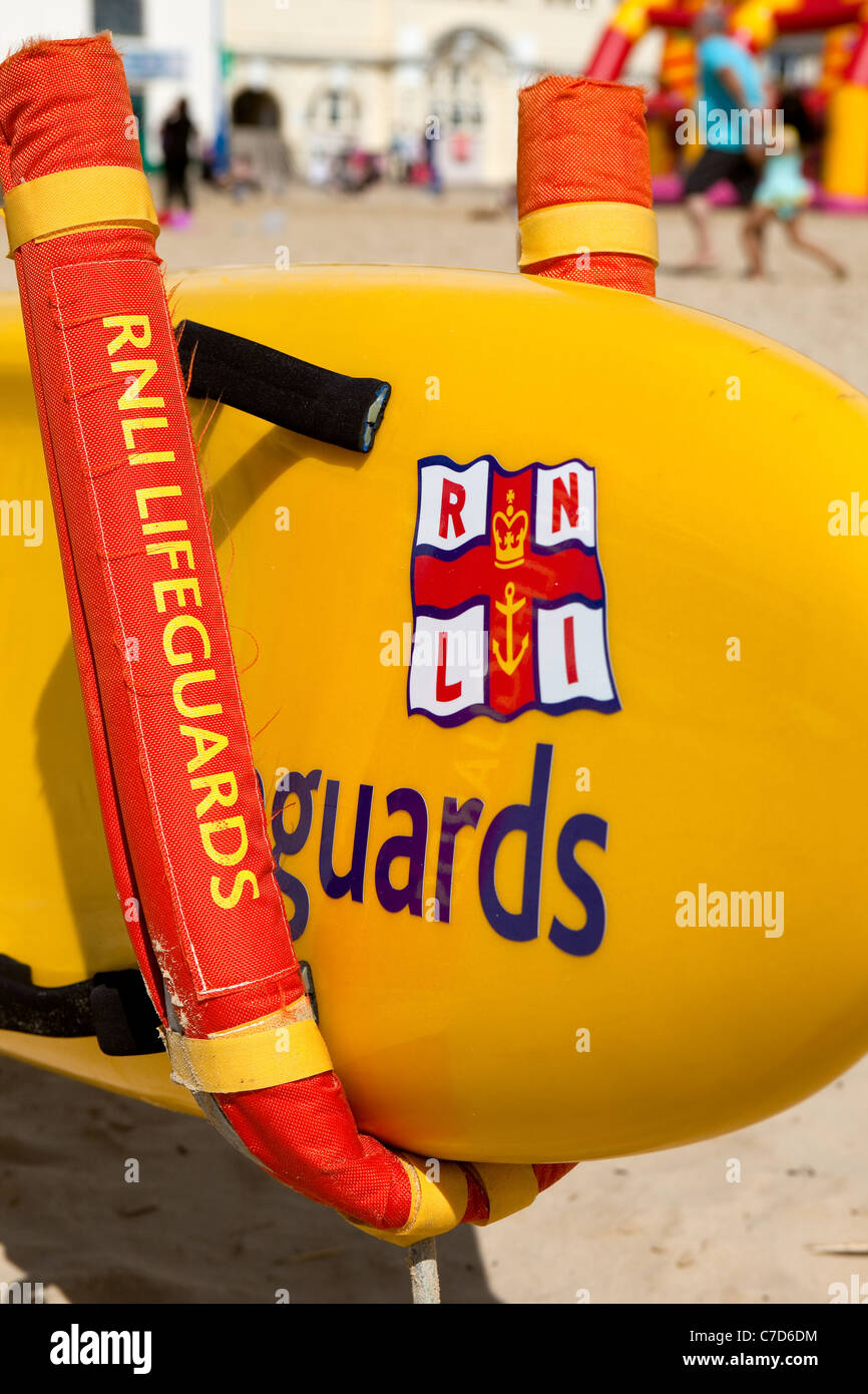 RNLI surf rescue Bournemouth beach England UK Stock Photo - Alamy