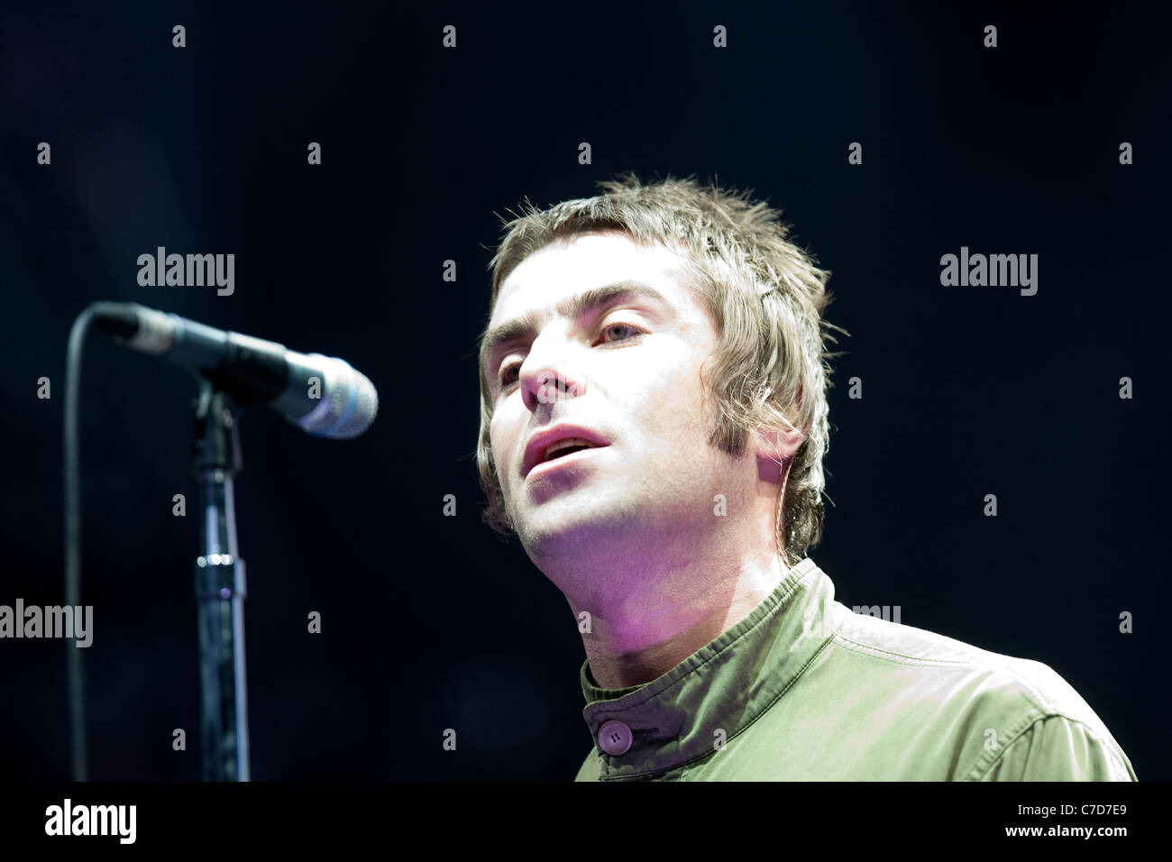 Oasis Lead Singer Liam Gallagher High Resolution Stock Photography and ...