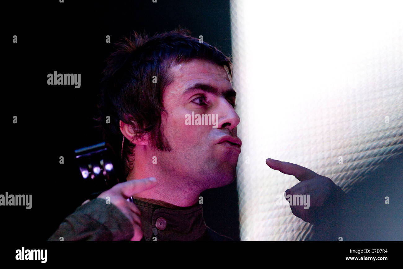 Oasis Lead Singer Liam Gallagher High Resolution Stock Photography and ...