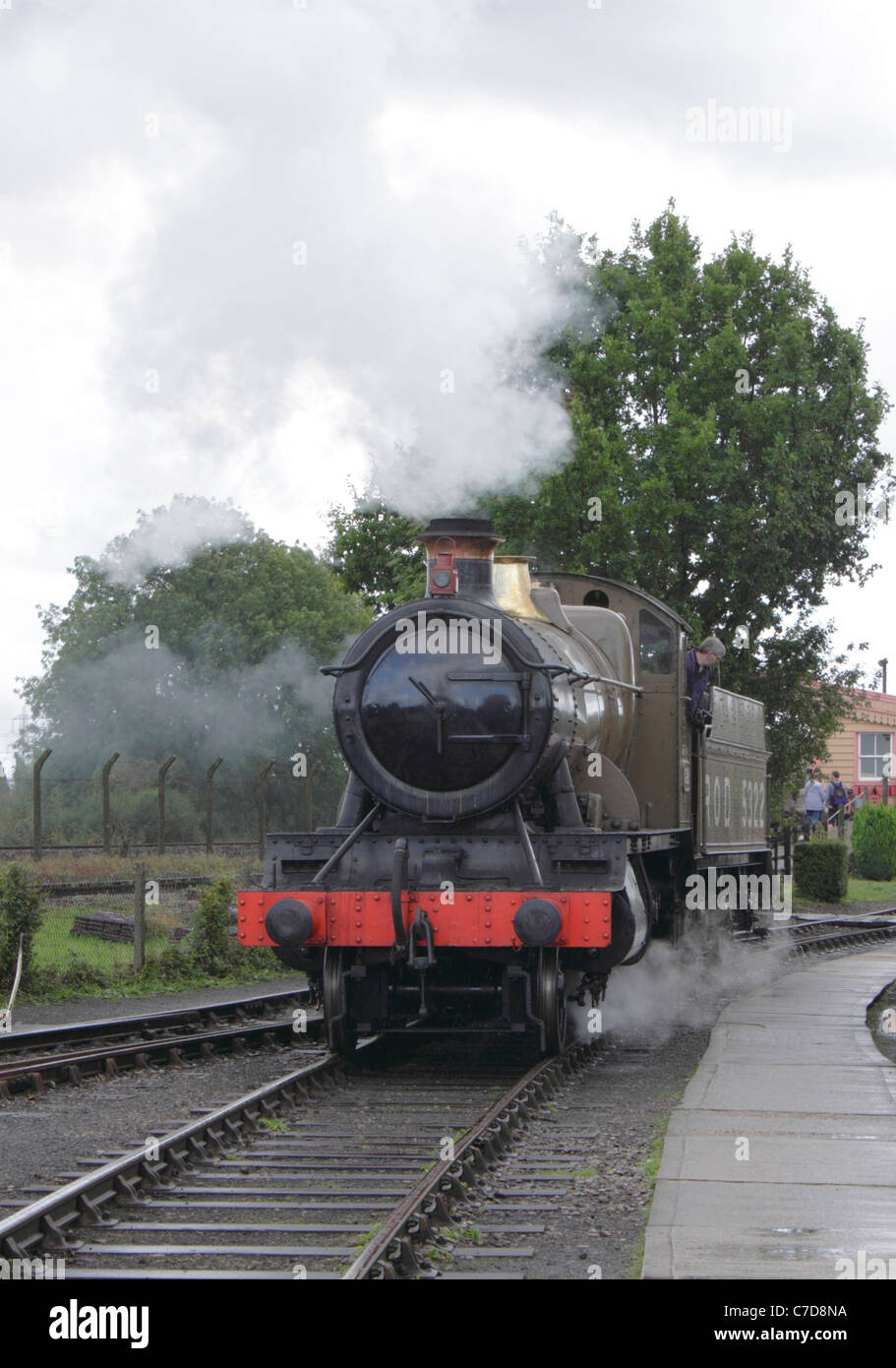 43XX Mogul steam locomotive at Didcot Railway Centre September 2011 ...