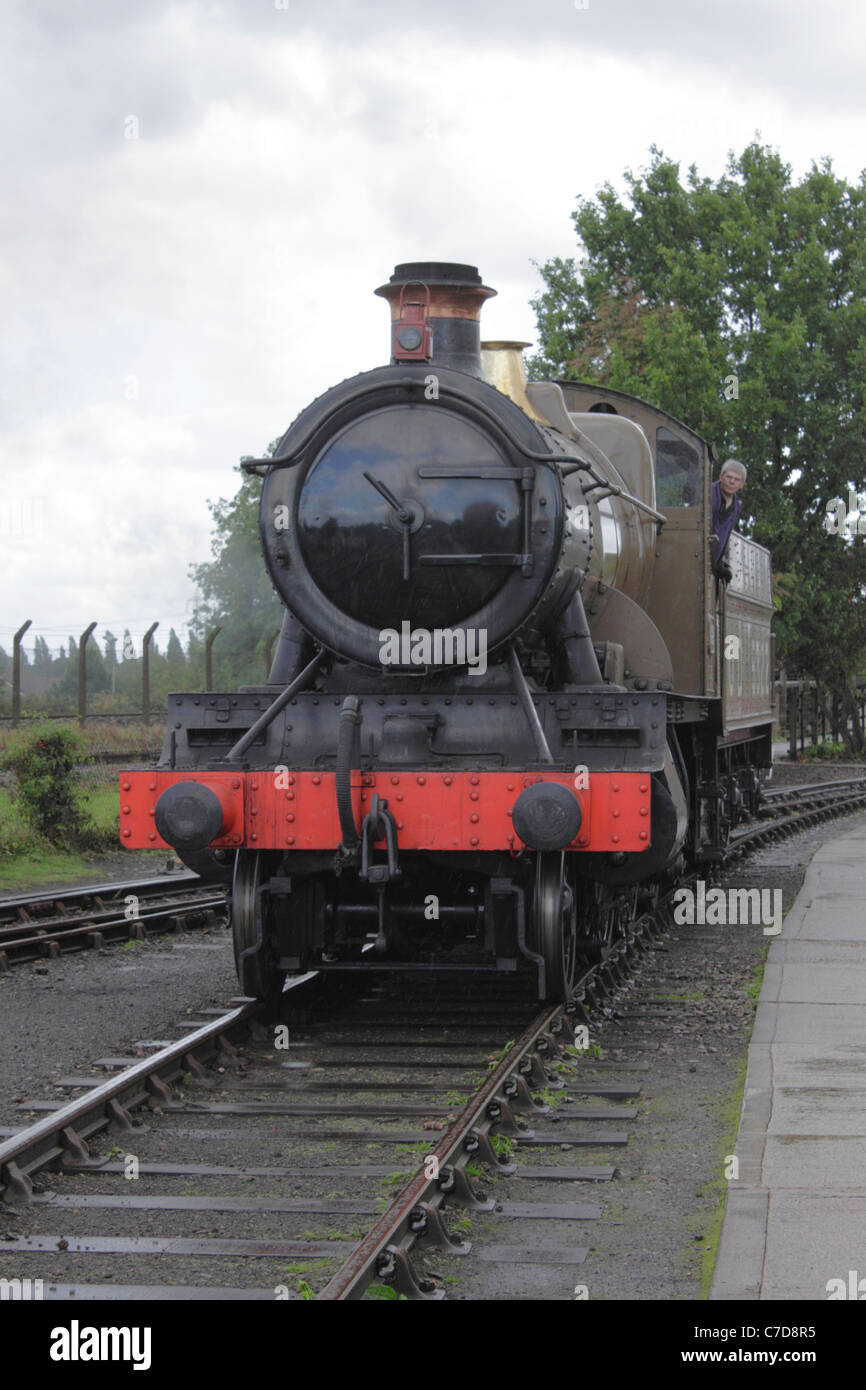 43XX Mogul steam locomotive at Didcot Railway Centre September 2011 ...