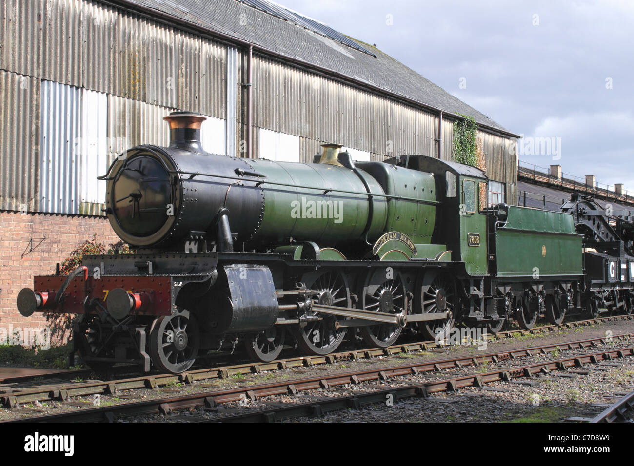 GWR 7800 Manor Class Steam Locomotive 'Cookham Manor' at Didcot Railway Centre September 2011 ...