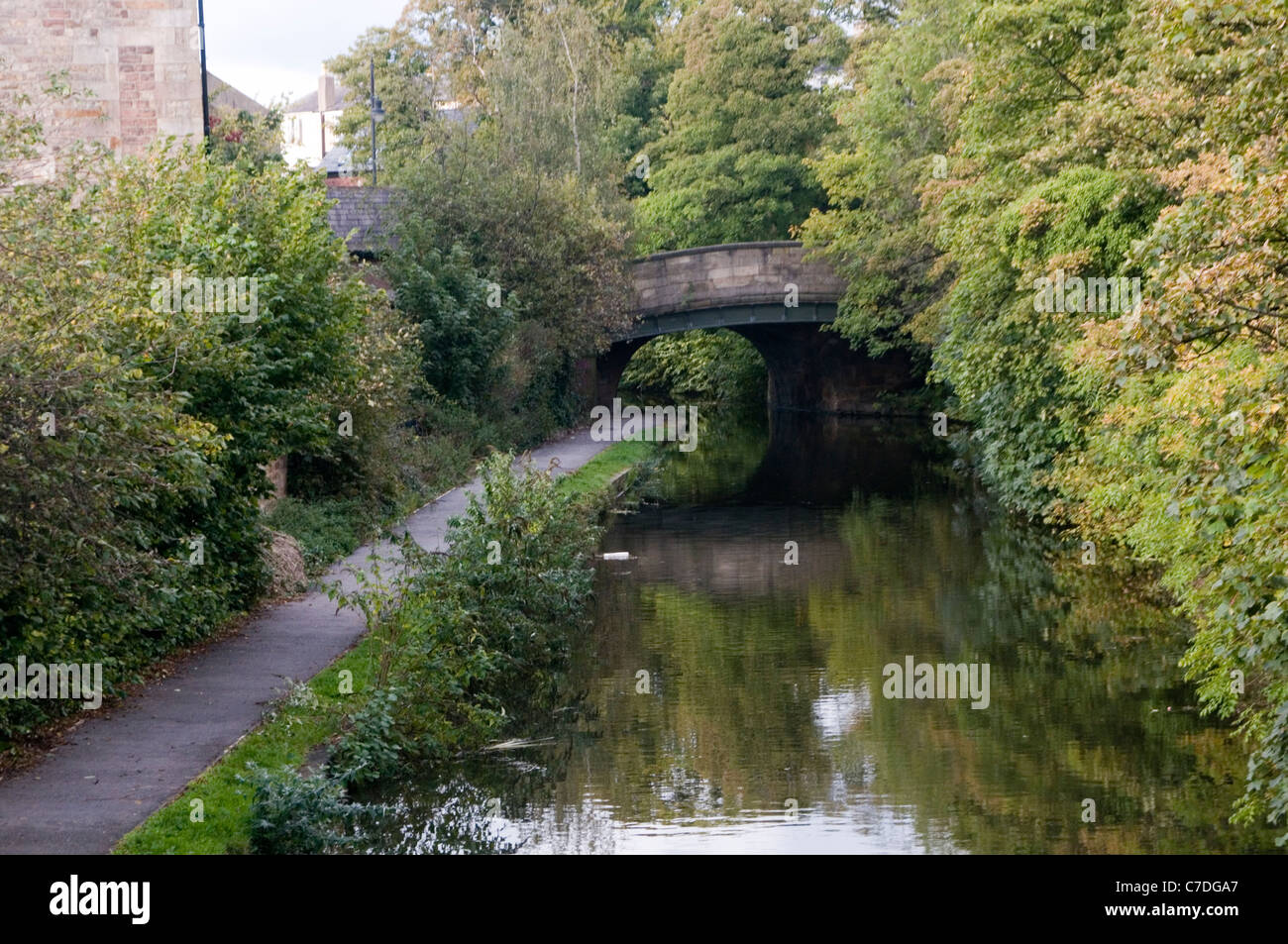 lancaster canal canals england uk system english Stock Photo - Alamy