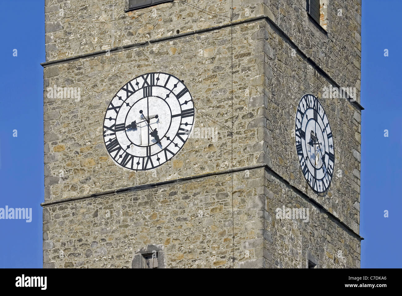tower with a clock Stock Photo - Alamy