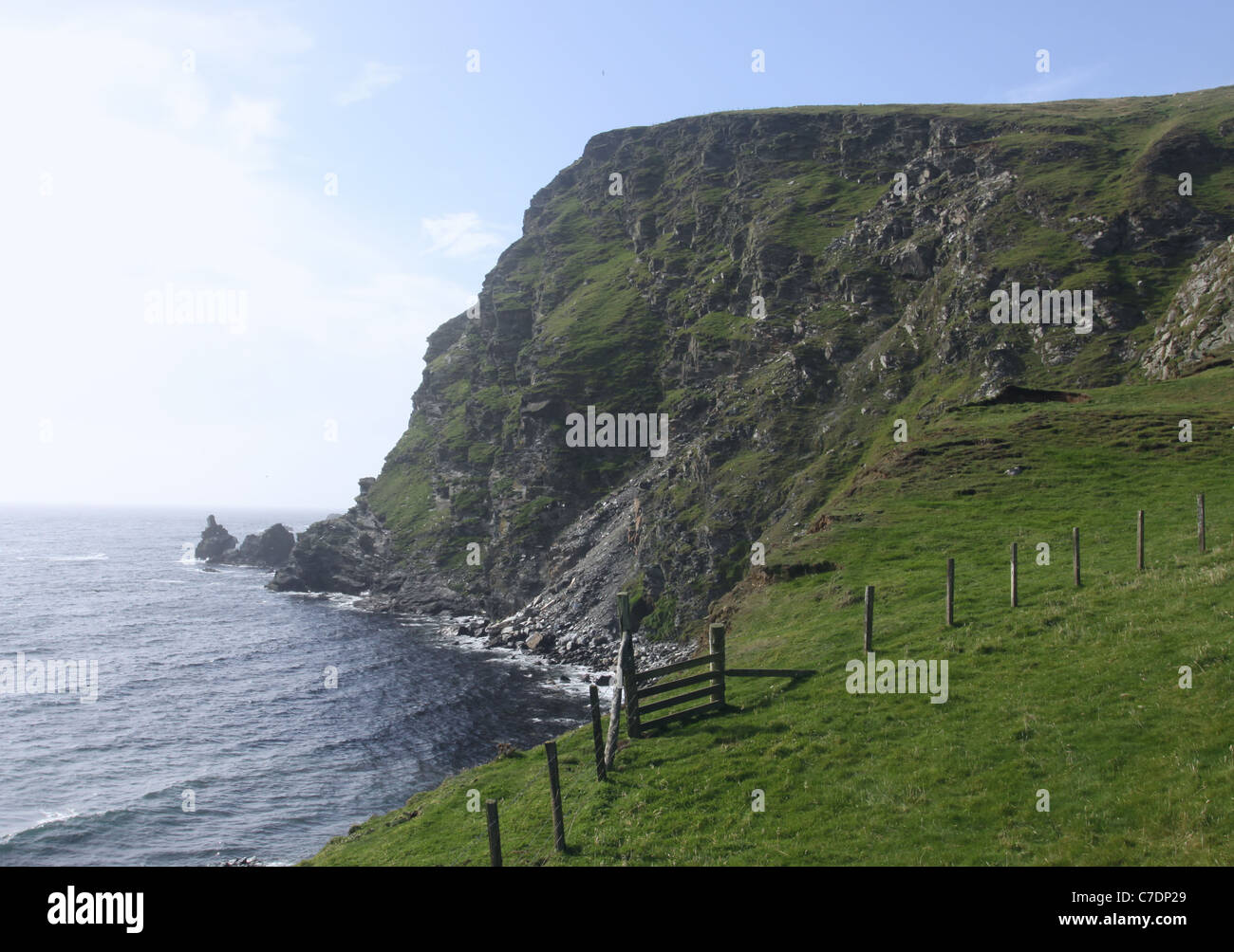 Cliffs of Fitful Head Shetland Islands Scotland September 2011 Stock ...