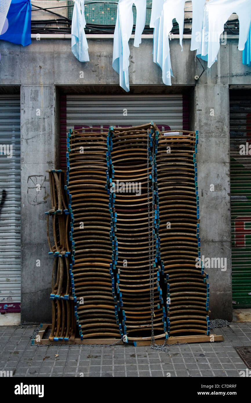 Chained Chairs High Resolution Stock Photography and Images - Alamy