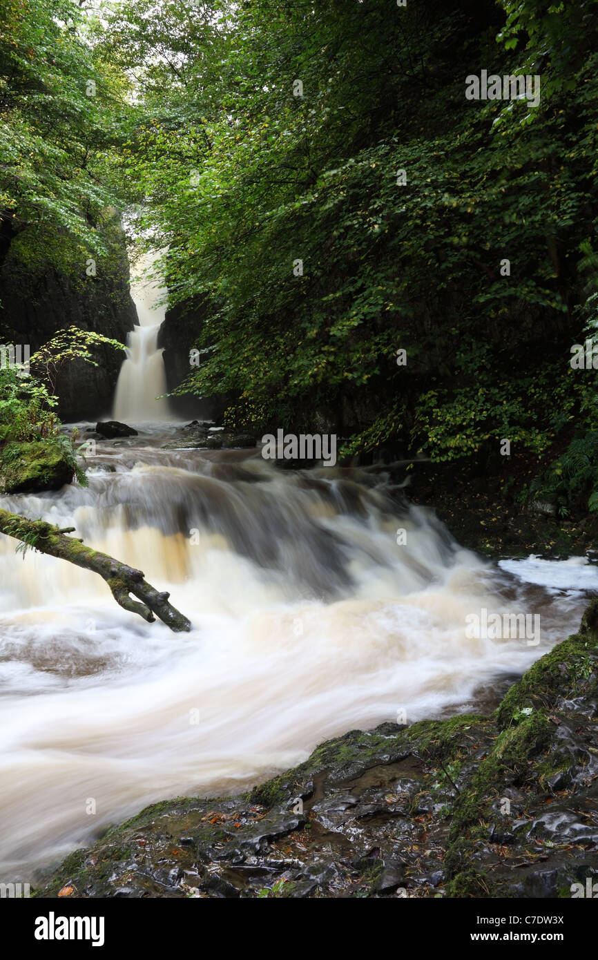 Catrigg Force Waterfall in Early Autumn Stainforth Ribblesdale ...