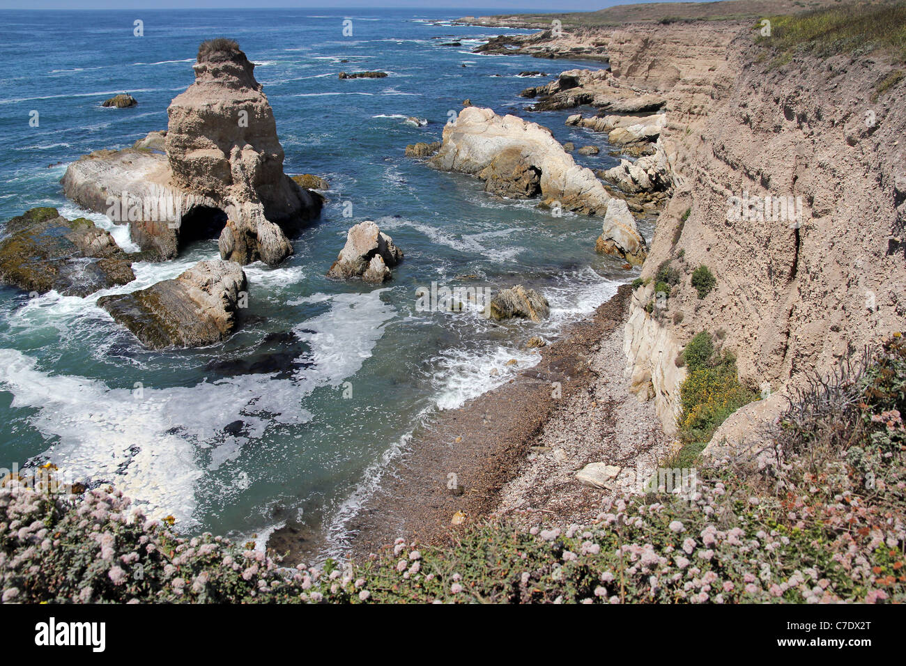 Beautiful Pacific Coast Highway Vista (California Stock Photo - Alamy