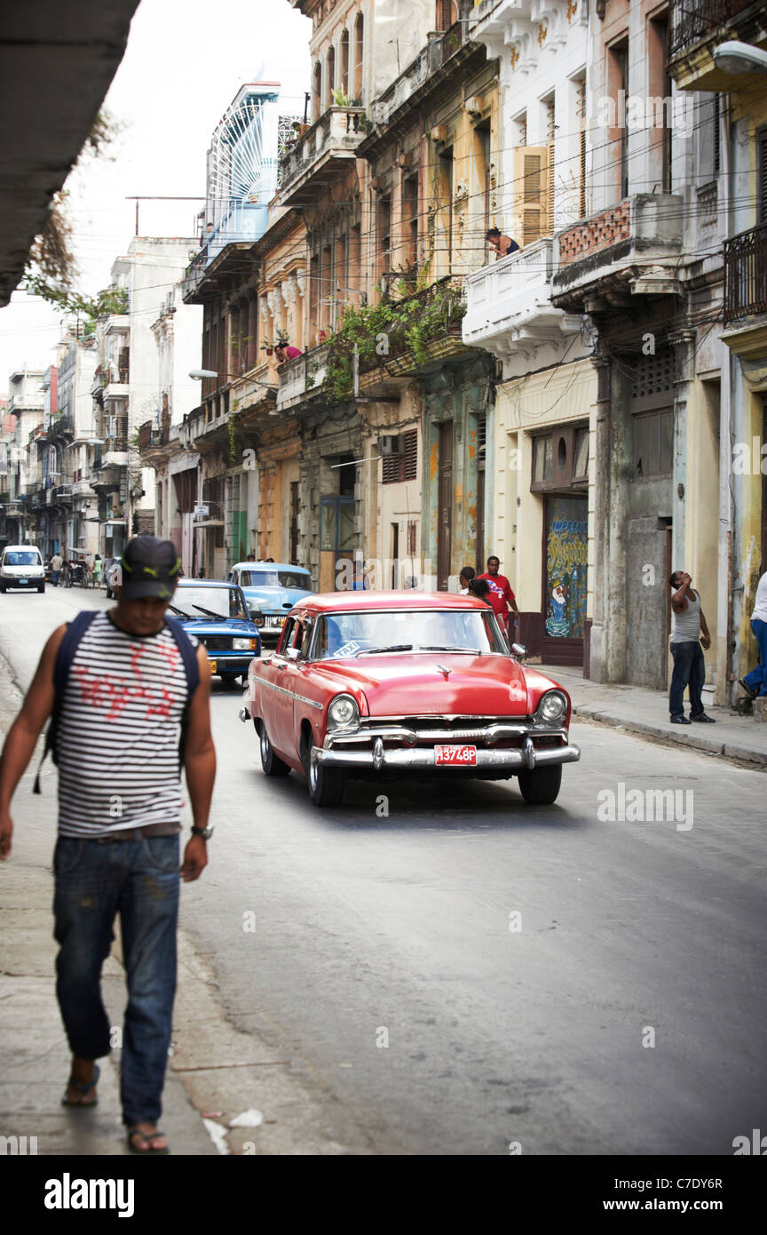 Havana street scene Cuba Stock Photo - Alamy