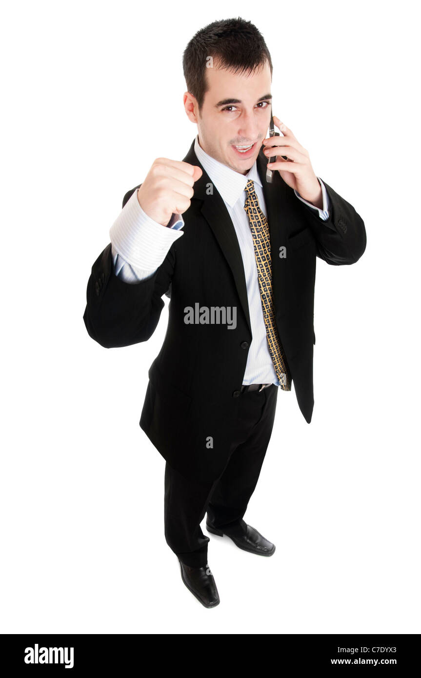 Businessman talking speaking discussion man Cut Out Stock Images ...