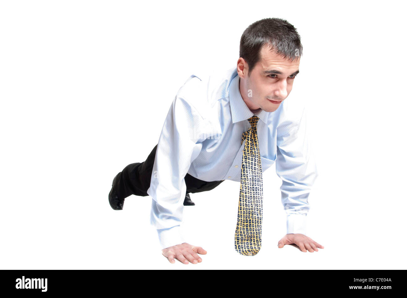 Man profile running full body hi-res stock photography and images - Alamy