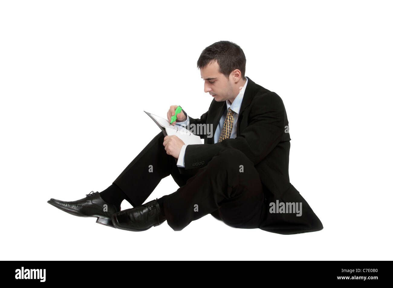 Profile of business man hi-res stock photography and images - Alamy