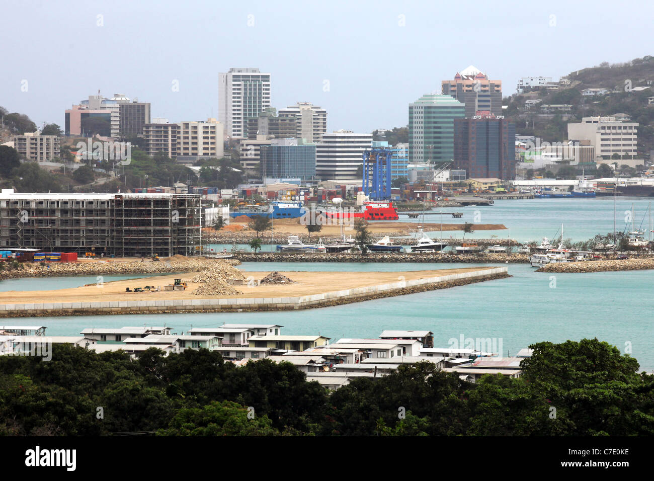 Port Moresby, Capitol of Papua New Guinea Stock Photo - Alamy