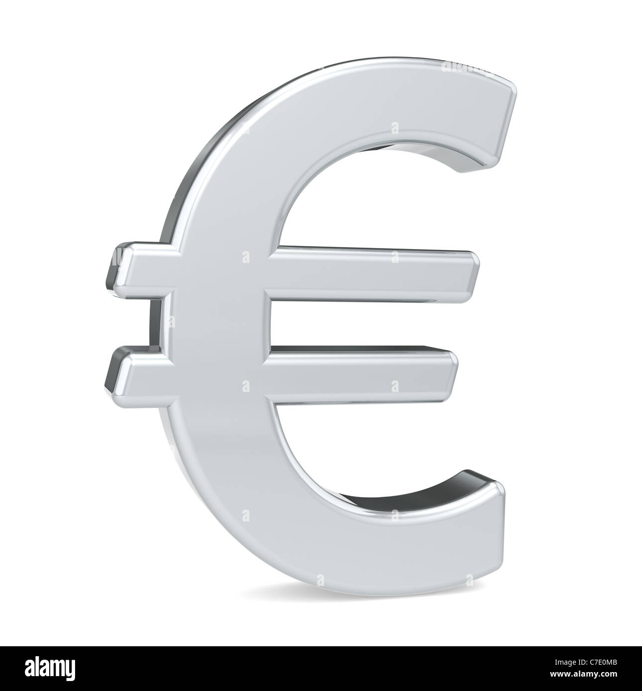 Chrome euro symbol hi-res stock photography and images - Alamy