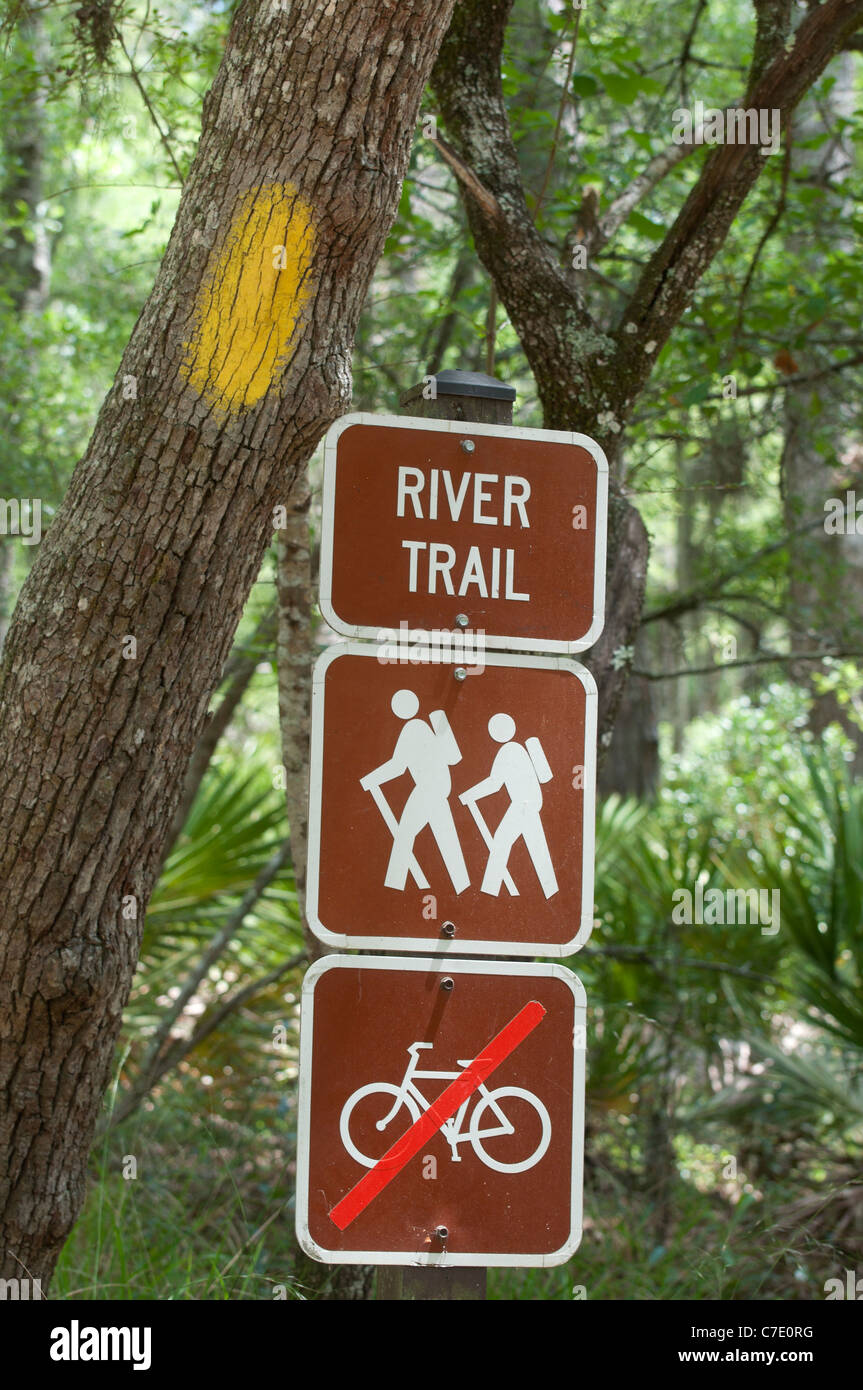 Hiking Trail Sign