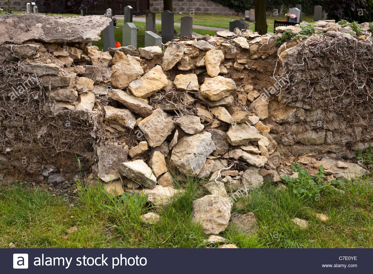 Collapsed and crumbling dry stone wall Stock Photo: 39031426 - Alamy Collapsed and crumbling dry stone wall Stock Photo: 39031426 - Alamy