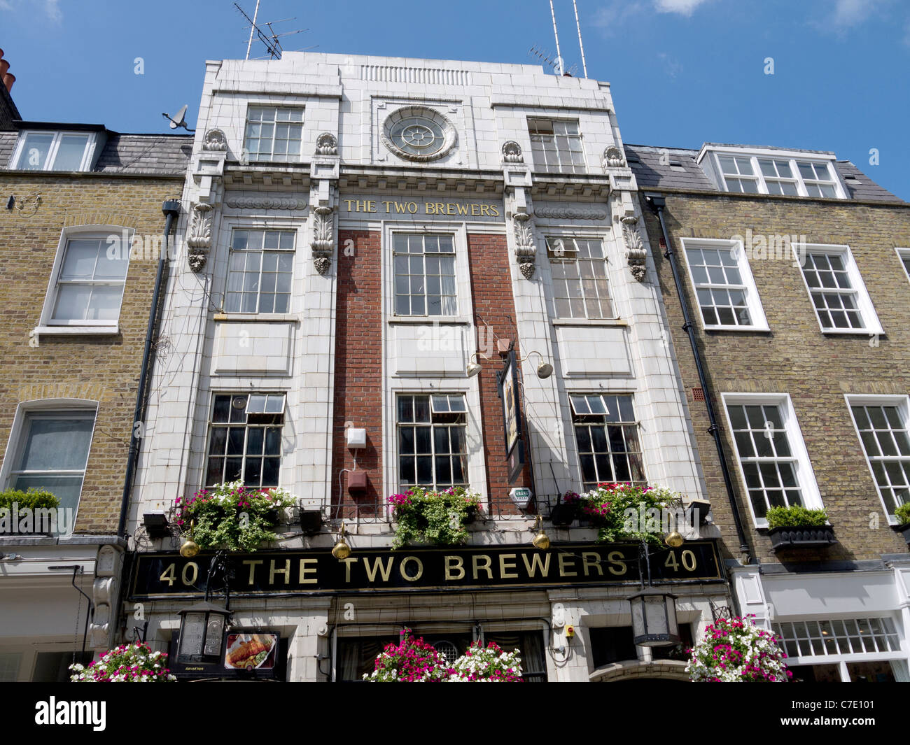Traditional Two Brewers Pub in London, the Capital City of England ...