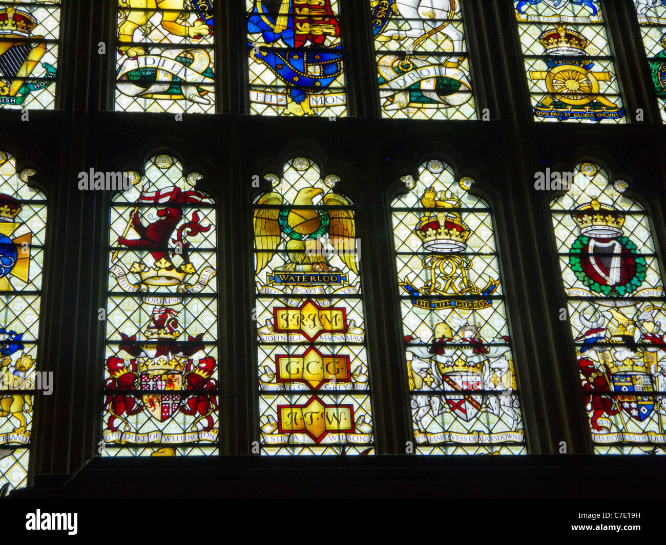 Stained glass window houses parliament High Resolution Stock ...