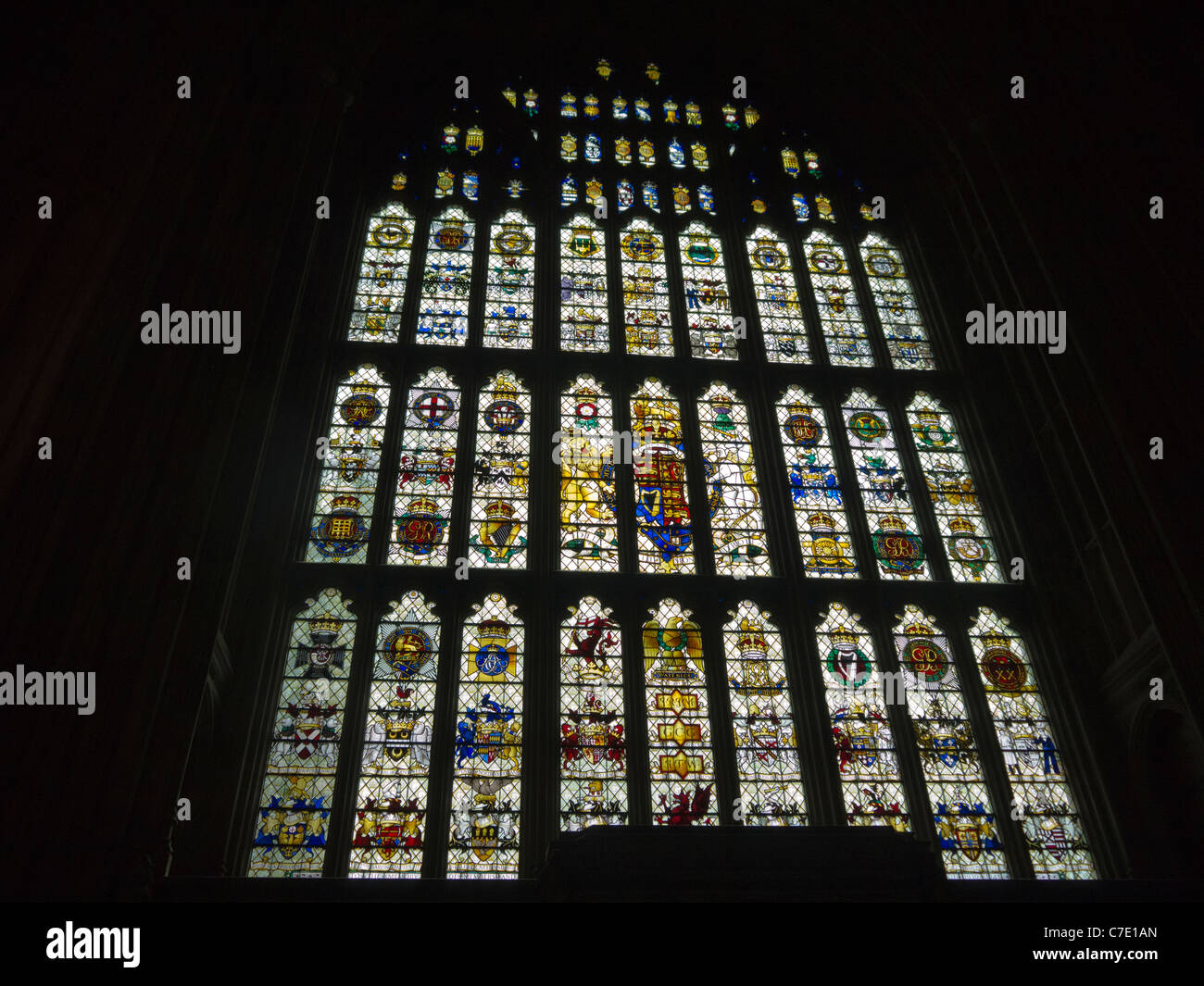 Stained glass window houses parliament High Resolution Stock ...