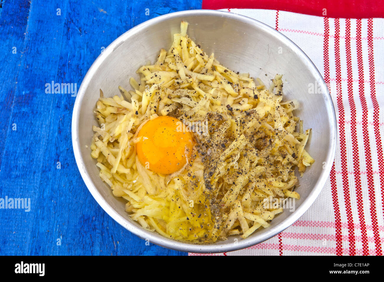 Raw grated potatoes hi-res stock photography and images - Alamy