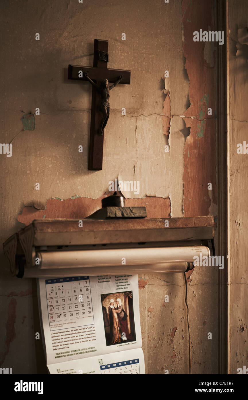 Cross in Cuban house Havana Stock Photo - Alamy